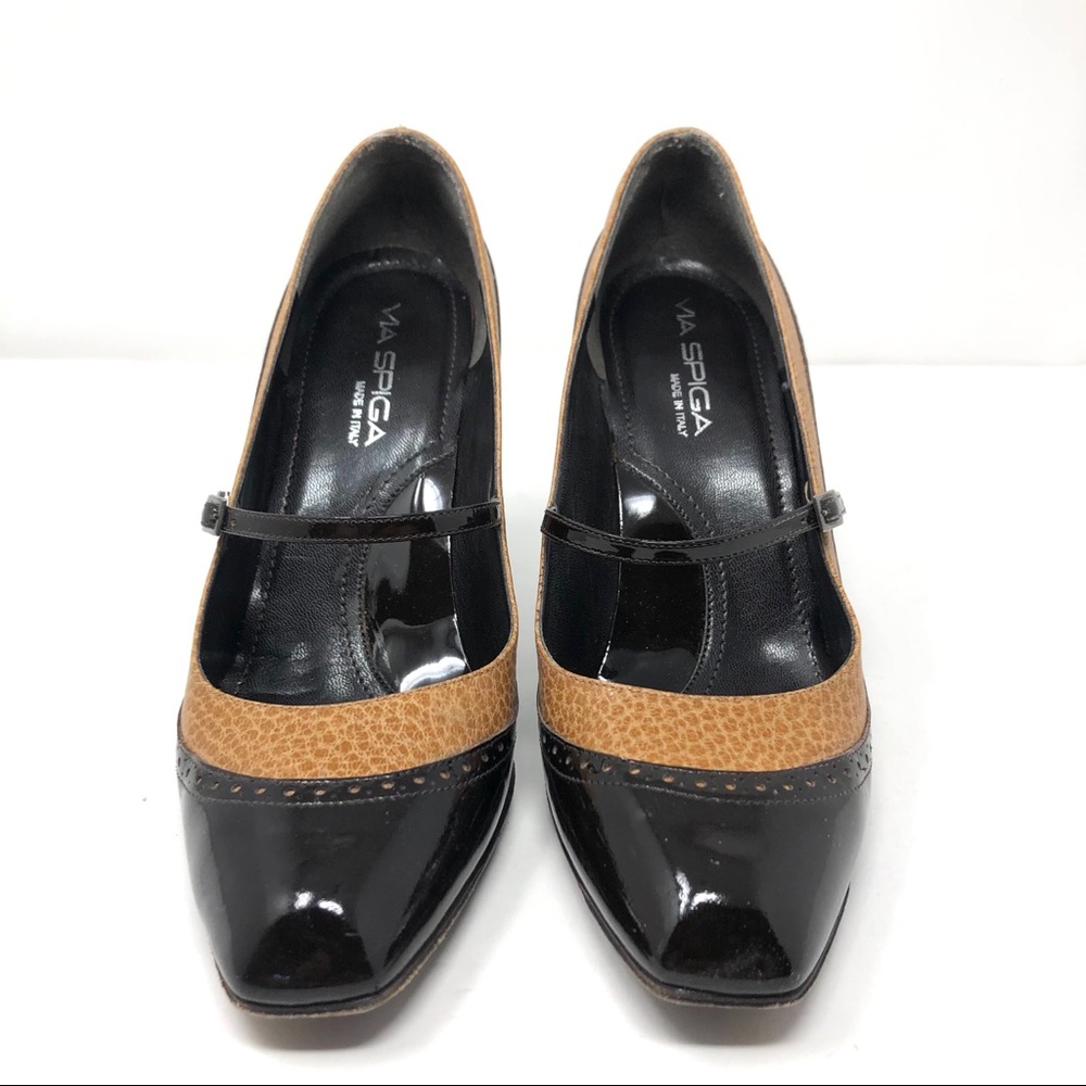 Via Spiga Spectator Mary Jane Heels, Italy, Size 8.5 - Gem